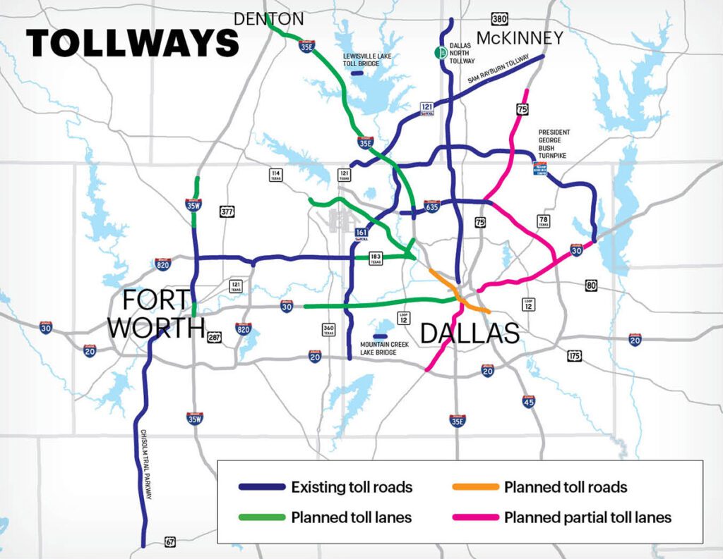 Tollways Map Say Yes To Dallas Tollways Map Say Yes To Dallas