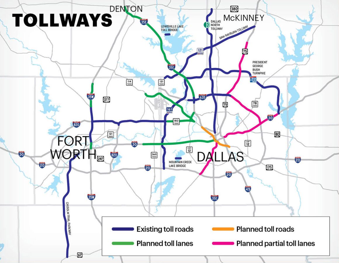 Tollways Map - Say Yes to Dallas